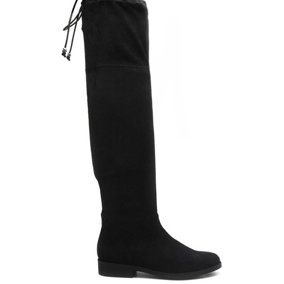 Rampage | Shoes | Rampage Upside Faux Suede Overtheknee Boots Bran ...